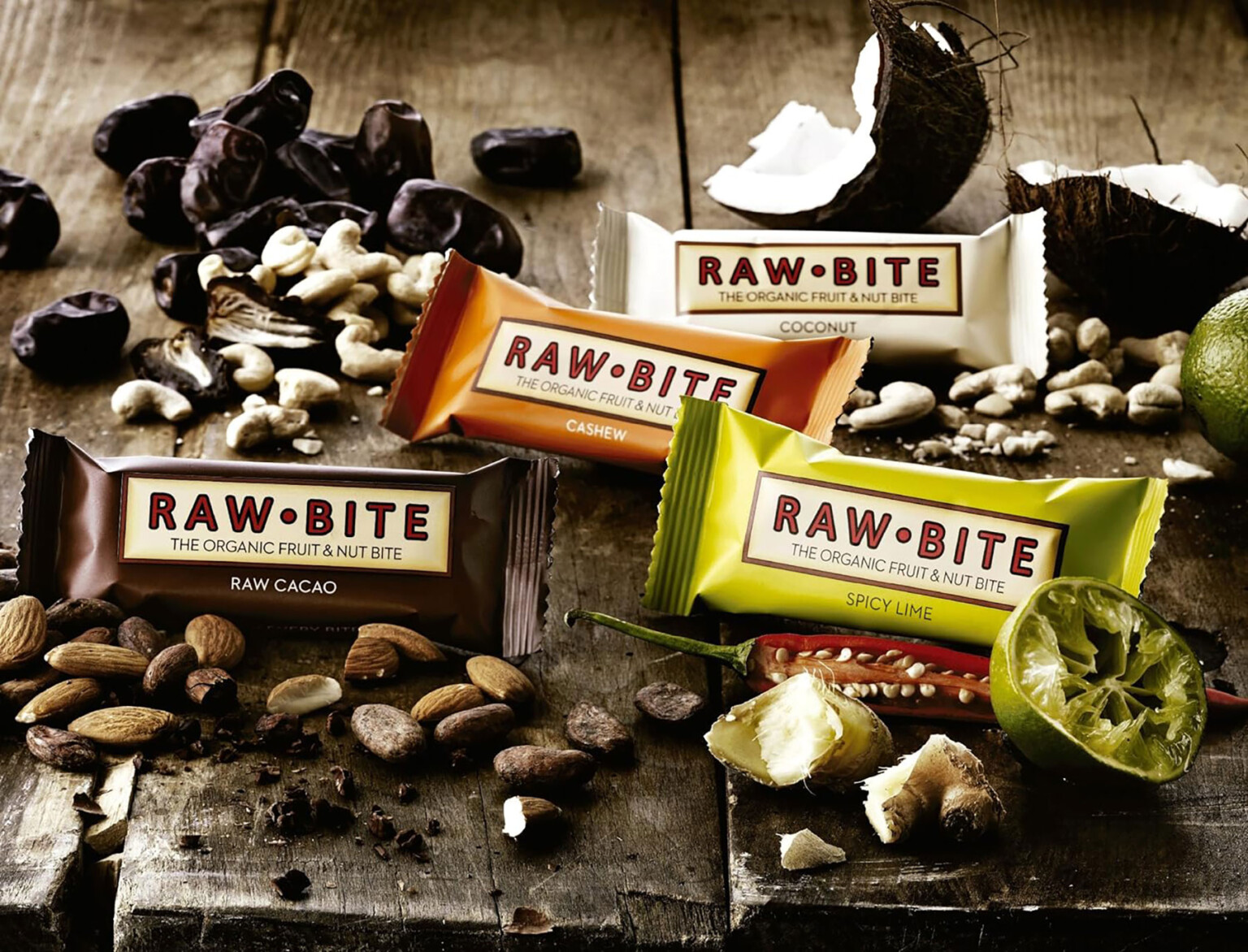 RAW BITE Rawbar RAW BITE Cashew EKO 50g Superfood & Raw Food B